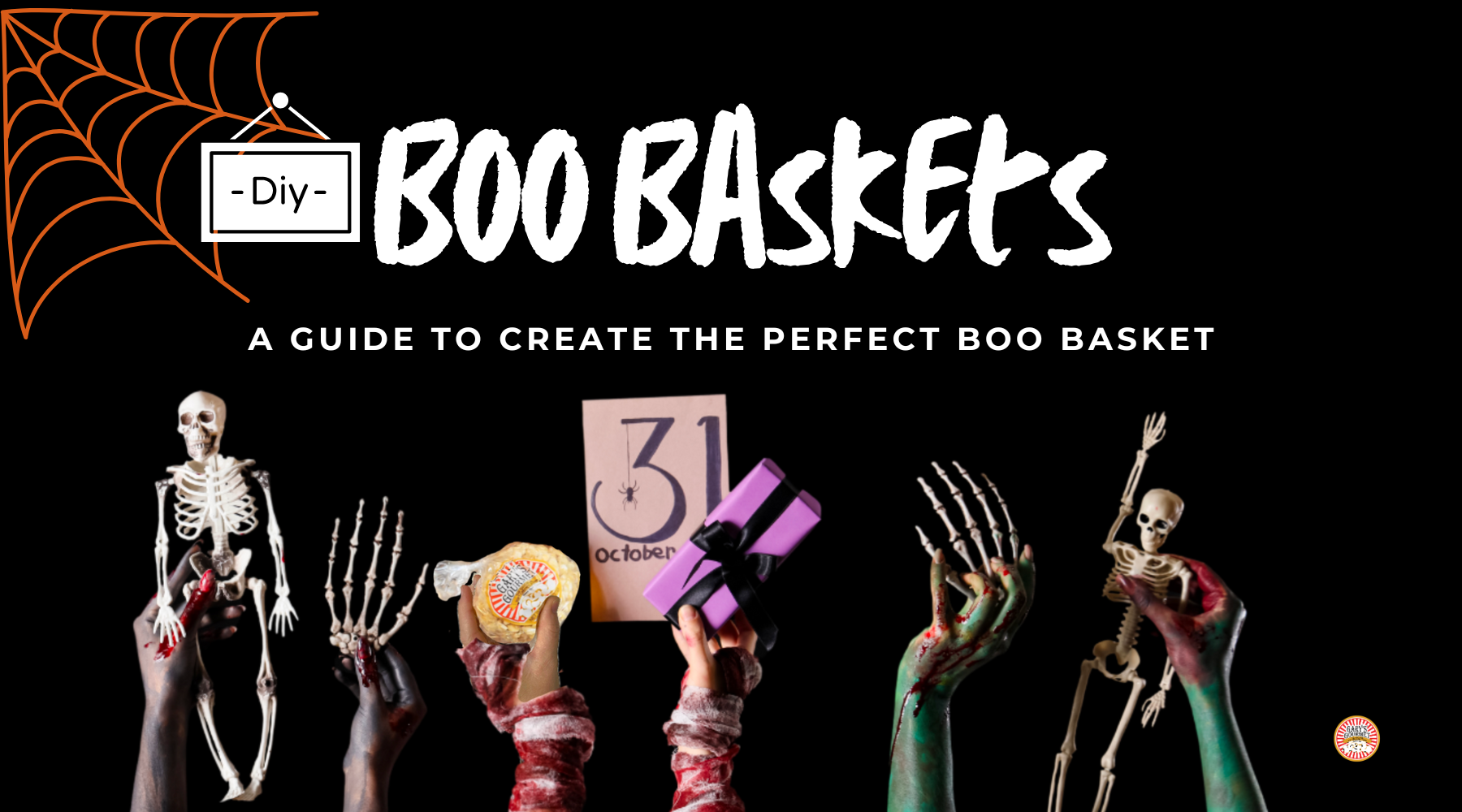 DIY Halloween BOO Baskets with Gary’s Caramel Popcorn – Gary's Gourmet ...